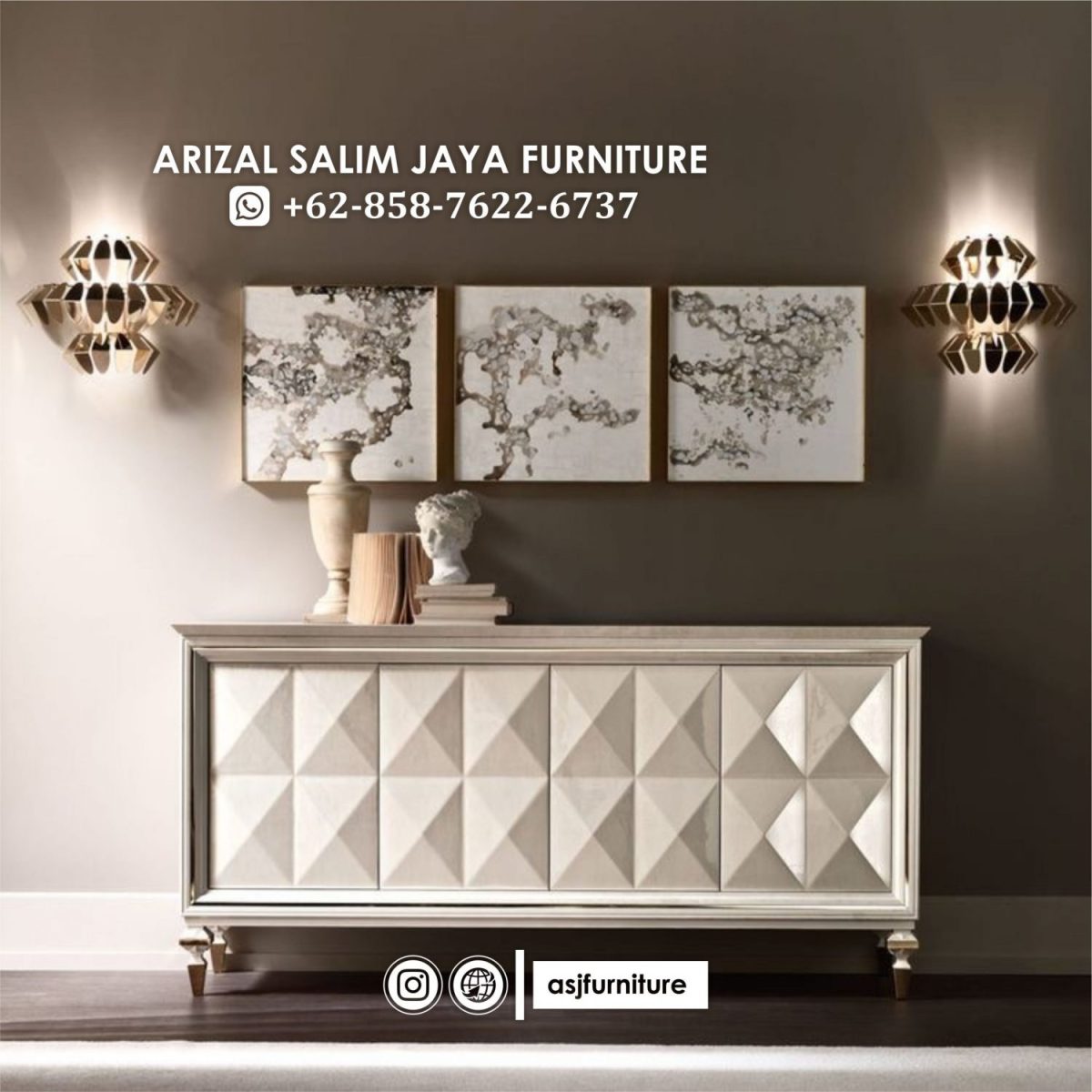 Buffet Modern Minimalis Terbaru - Furniture Jati Jepara