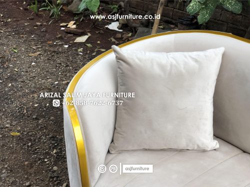 Set Sofa Tamu Modern Meja Stainless - ASJ Furniture Jepara
